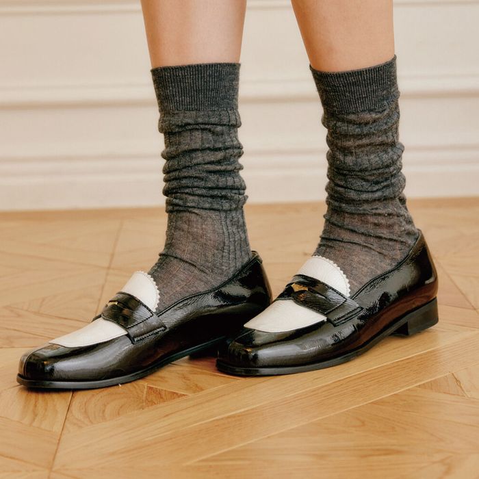 페니로퍼 블랙엔화이트 Penny Detail Loafer Black And White Padent 감도 깊은 취향 셀렉트샵 29cm