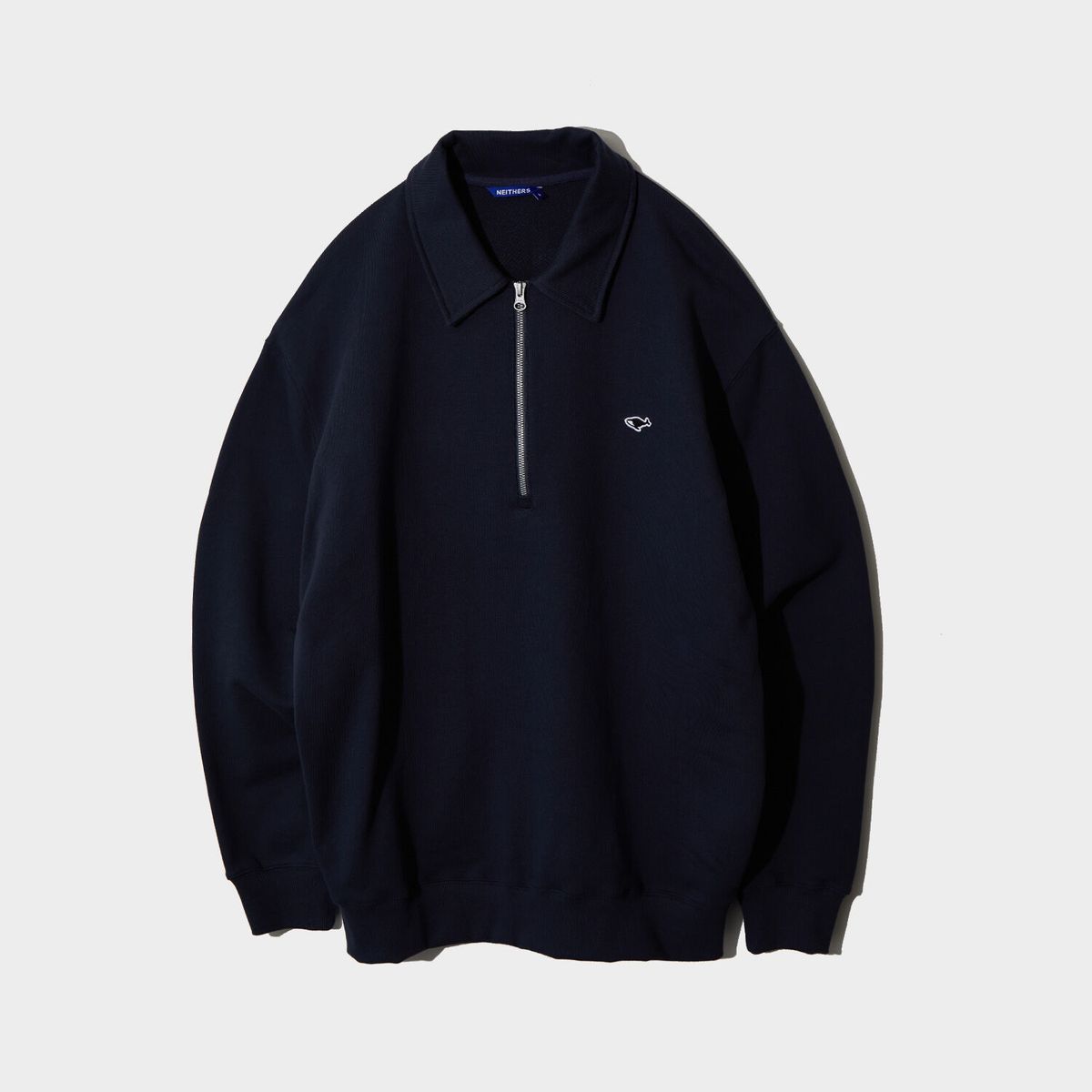 HALF ZIP-UP SWEATSHIRT (NAVY) - 감도 깊은 취향 셀렉트샵 29CM