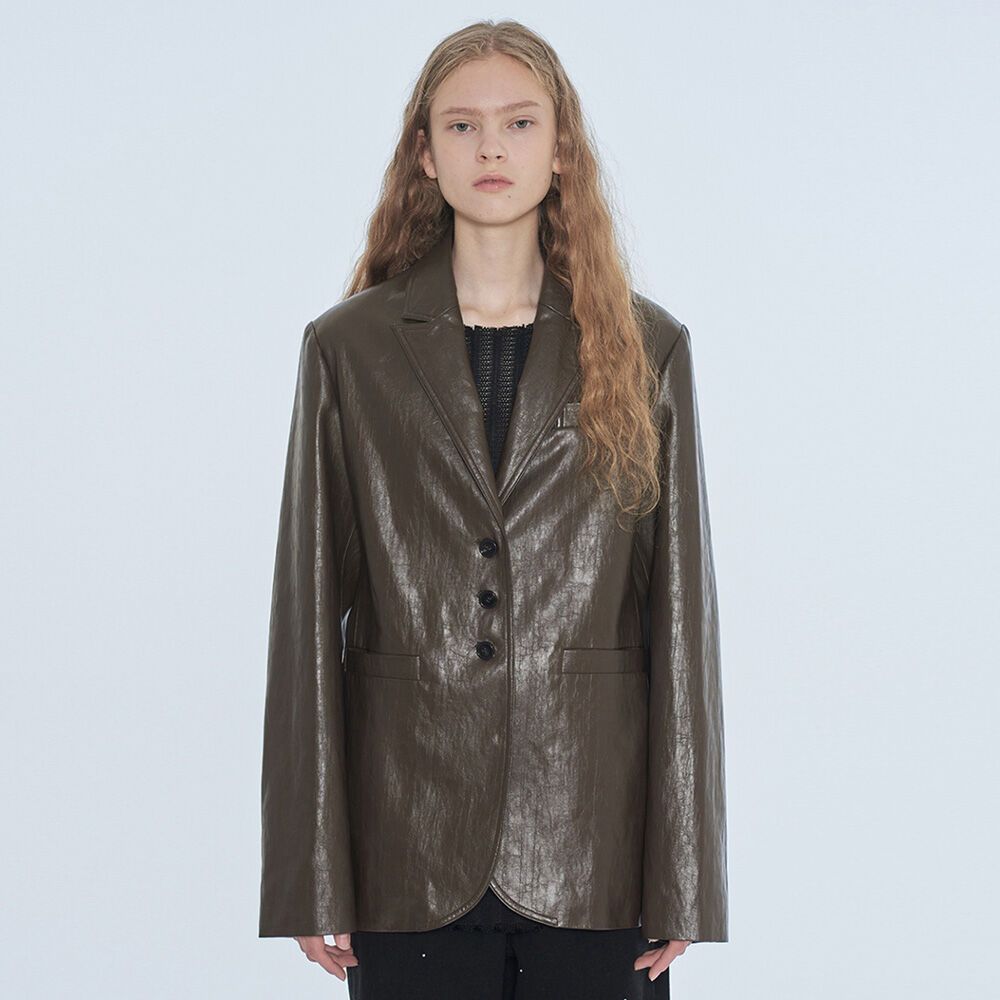 CLASSIC LEATHER JACKET (BROWN) - 감도 깊은 취향 셀렉트샵 29CM