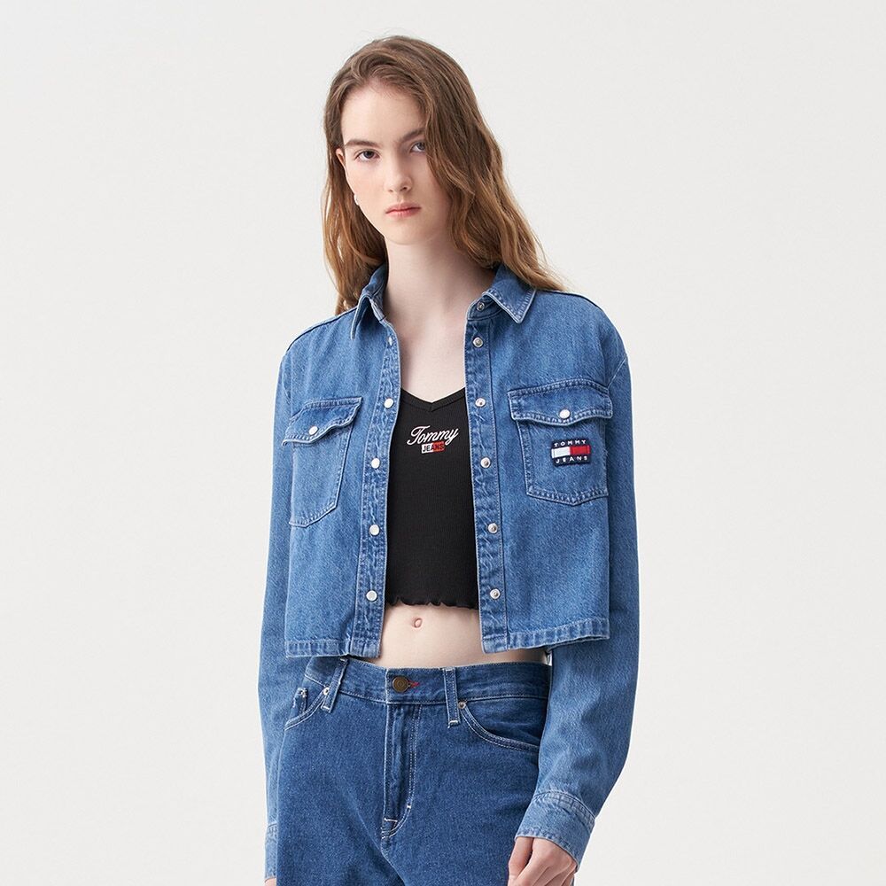 [22FW] 크롭드 데님 셔츠 - 감도 깊은 취향 셀렉트샵 29CM