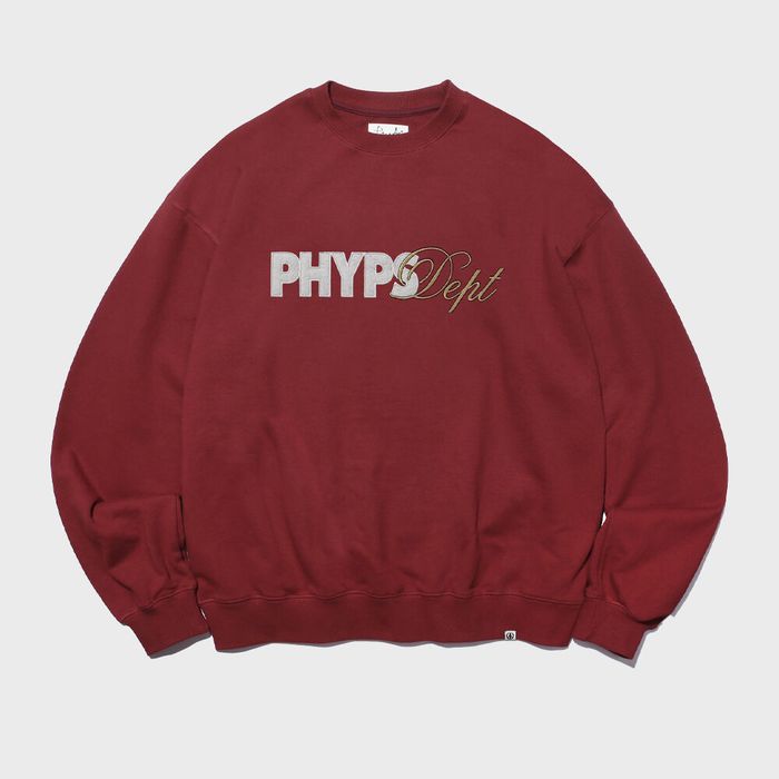 PHYPS® DRAWING LOGO CREWNECK RED - 감도 깊은 취향 셀렉트샵 29CM