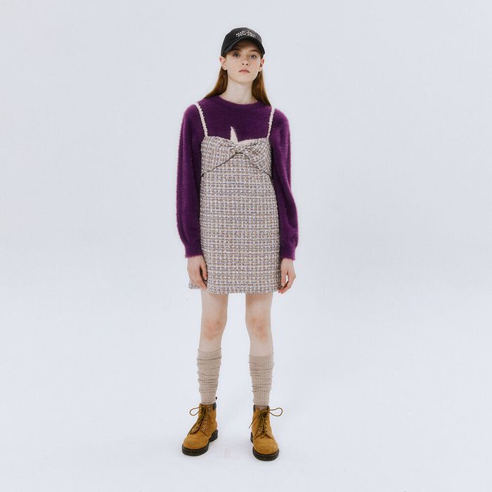 TWIGGY RIBBON SLIP ONEPIECE (BLUE) - 감도 깊은 취향 셀렉트샵 29CM