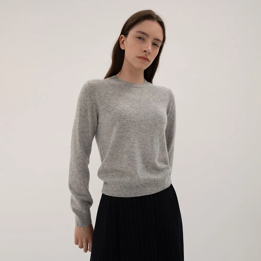[19차] Essential Wool Round Knit - Melange grey - 감도 깊은 취향 셀렉트샵 29CM