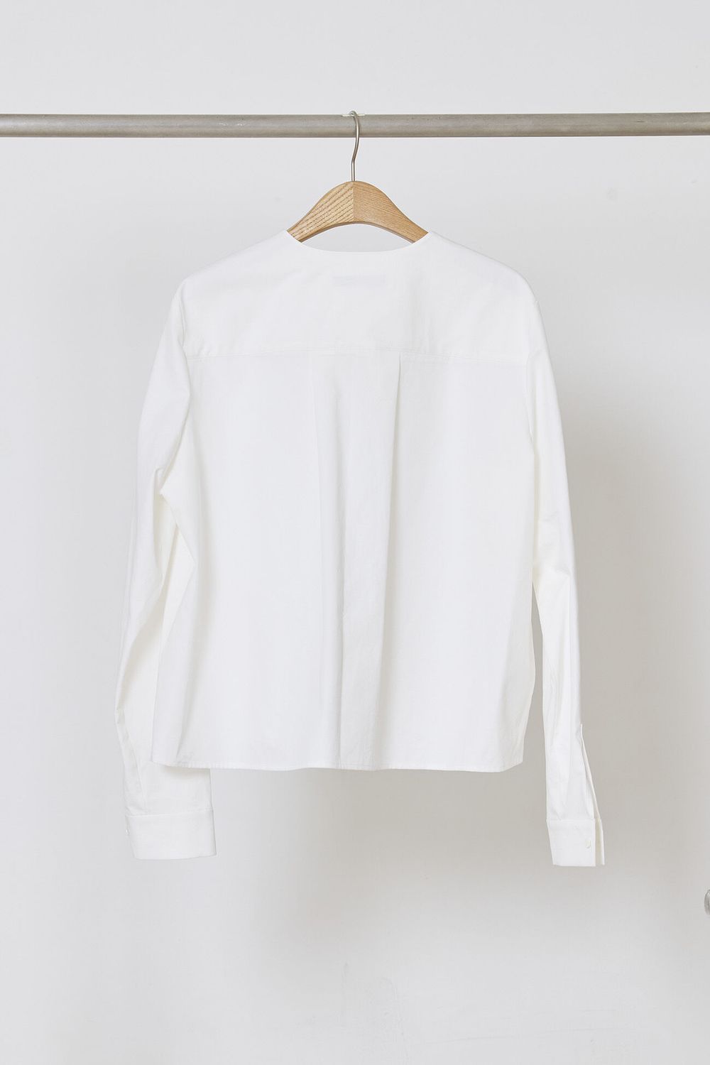 Modern round cotton shirt white - 감도 깊은 취향 셀렉트샵 29CM