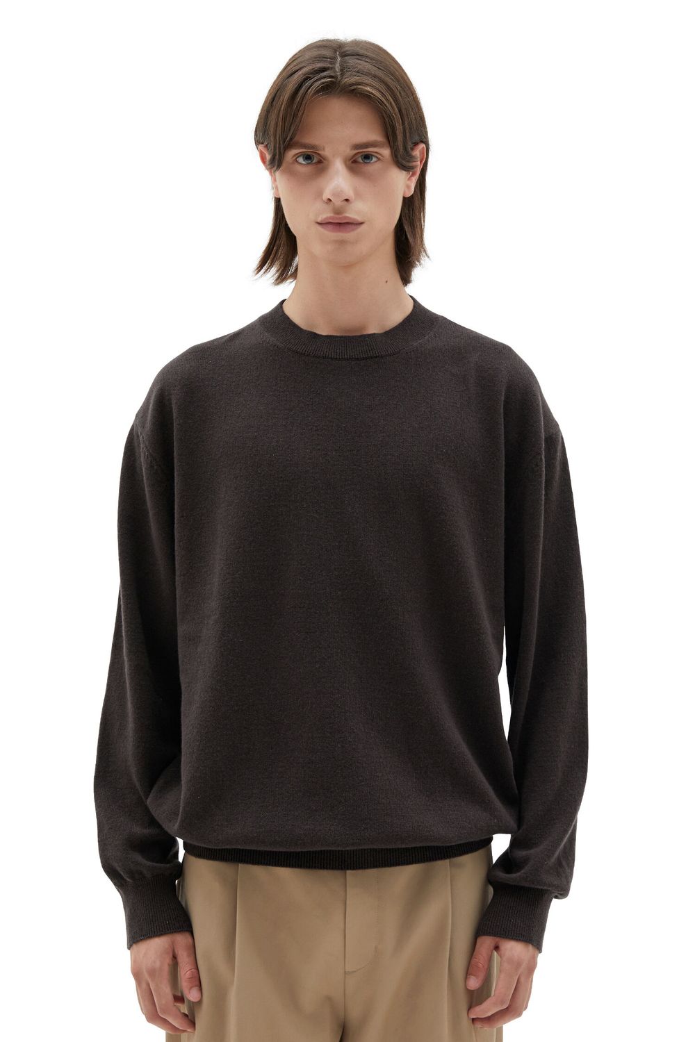 22FW CREWNECK SWEATER(DARK BROWN) - 감도 깊은 취향 셀렉트샵 29CM