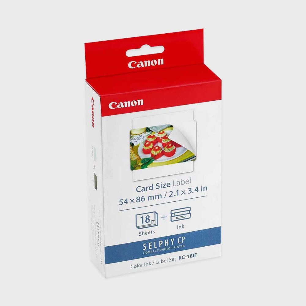 캐논 포토프린터 셀피 CP1300/1500 인화지 KC-18IF 신용카드사이즈 18매 - 감도 깊은 취향 셀렉트샵 29CM
