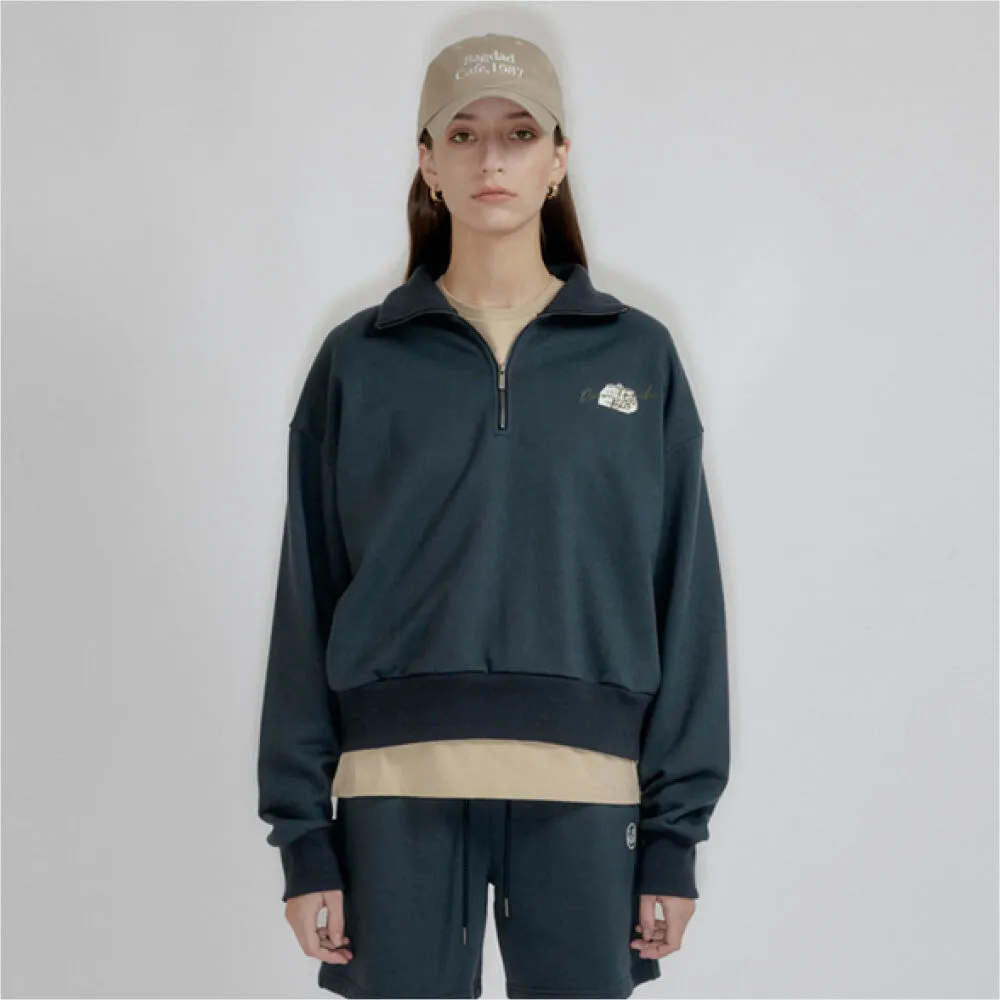 TRAVELLING HALF ZIP-UP - NAVY - 감도 깊은 취향 셀렉트샵 29CM