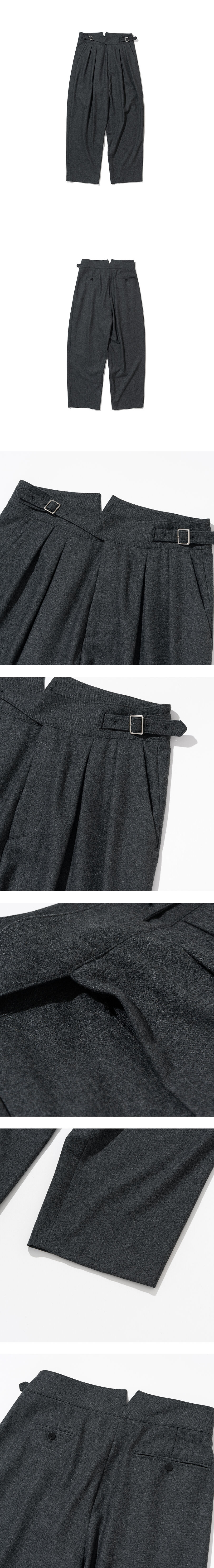 22fw wool gurkha trouser charcoal - 감도 깊은 취향 셀렉트샵 29CM