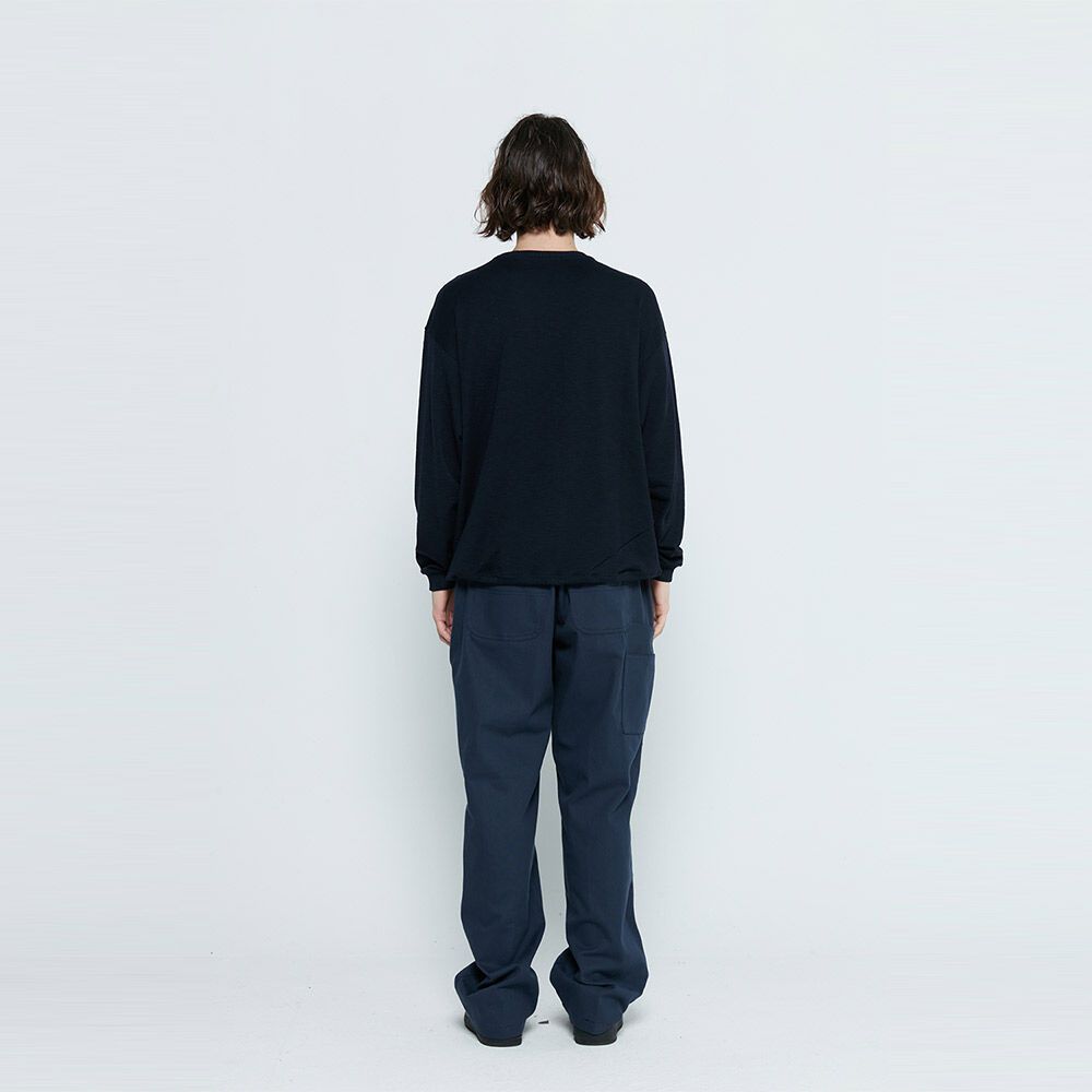 PLASTIC PRODUCT - CROSS LINE KNIT (NAVY) - 감도 깊은 취향 셀렉트샵 29CM