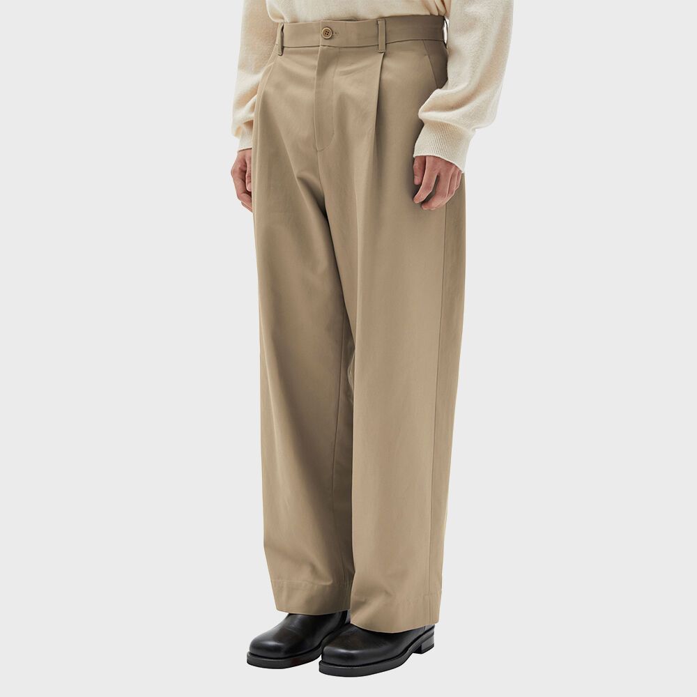 22FW WIDE CHINO PANTS(BEIGE) - 감도 깊은 취향 셀렉트샵 29CM