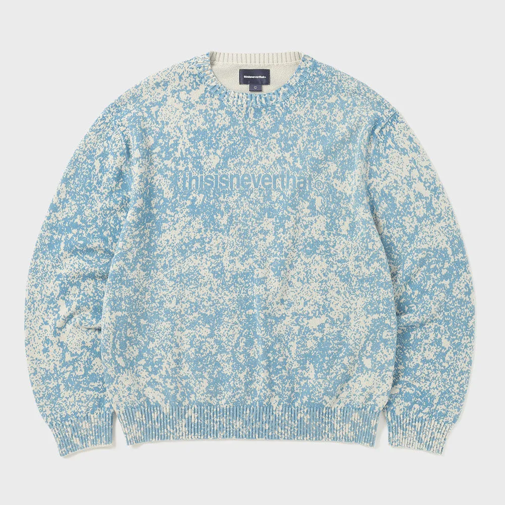 Pixel Sweater Ivory/Blue - 감도 깊은 취향 셀렉트샵 29CM