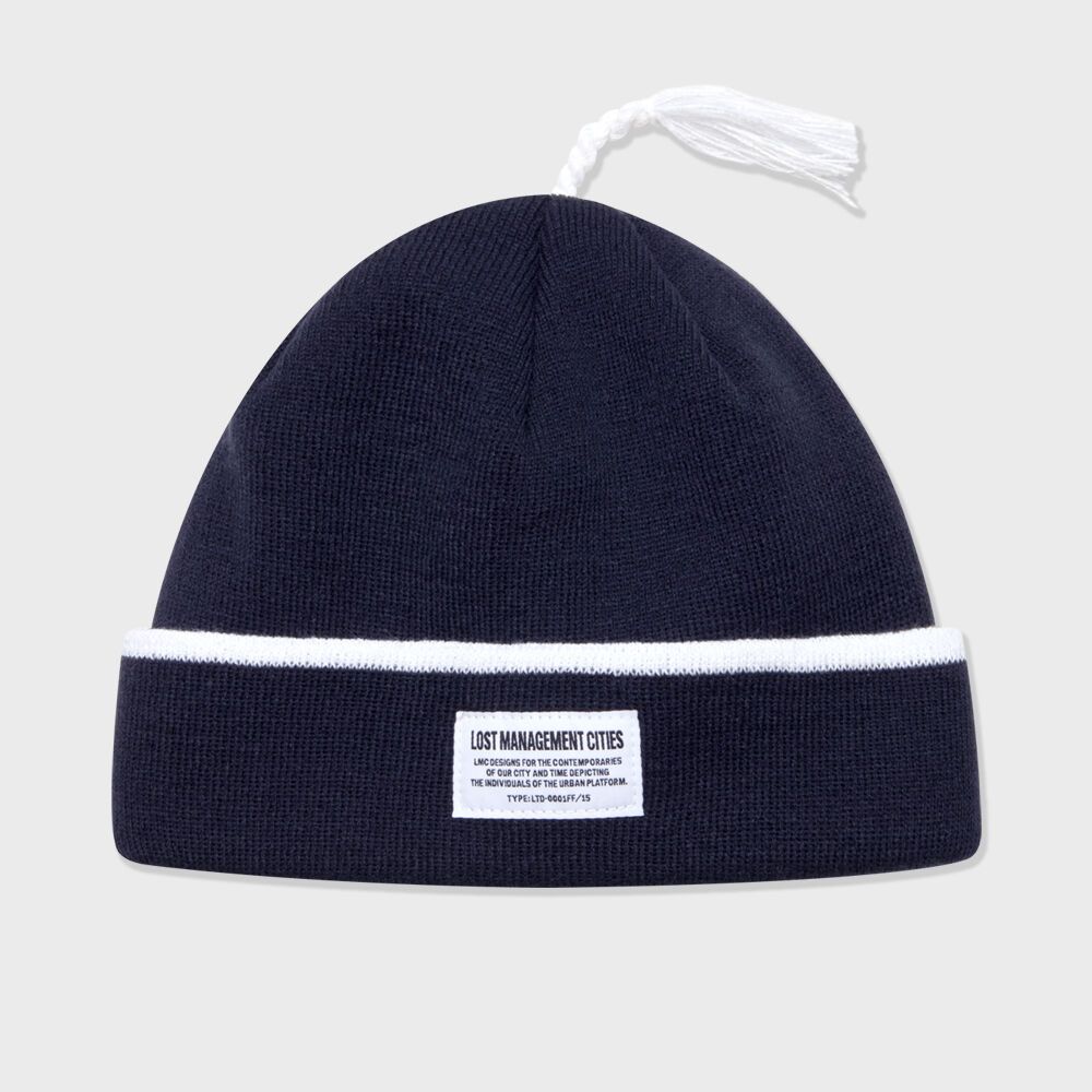 LMC STRIPE TASSEL BEANIE navy - 감도 깊은 취향 셀렉트샵 29CM