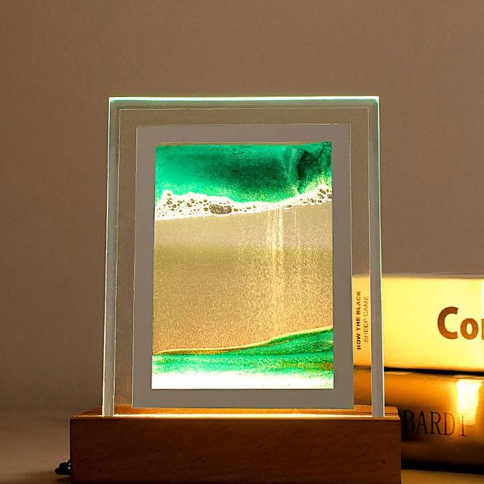 bookaz 모래멍 led 모래시계 무드등 7인치 액자 4colors - 감도 깊은 취향 셀렉트샵 29CM