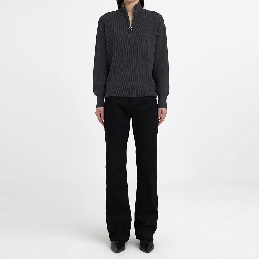 22FW Oversized Half-Zip Knit Charcoal Grey - 감도 깊은 취향 셀렉트샵 29CM