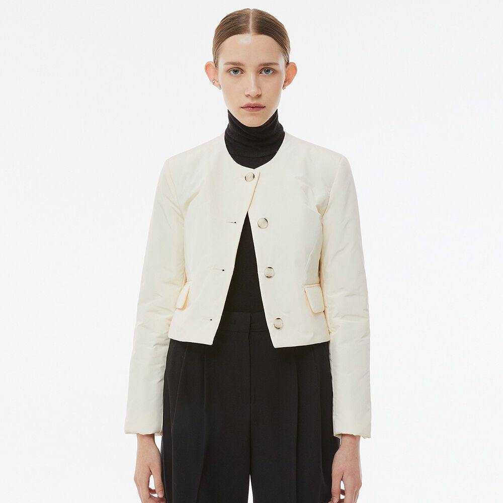 wellon crop padded jacket_ivory - 감도 깊은 취향 셀렉트샵 29CM