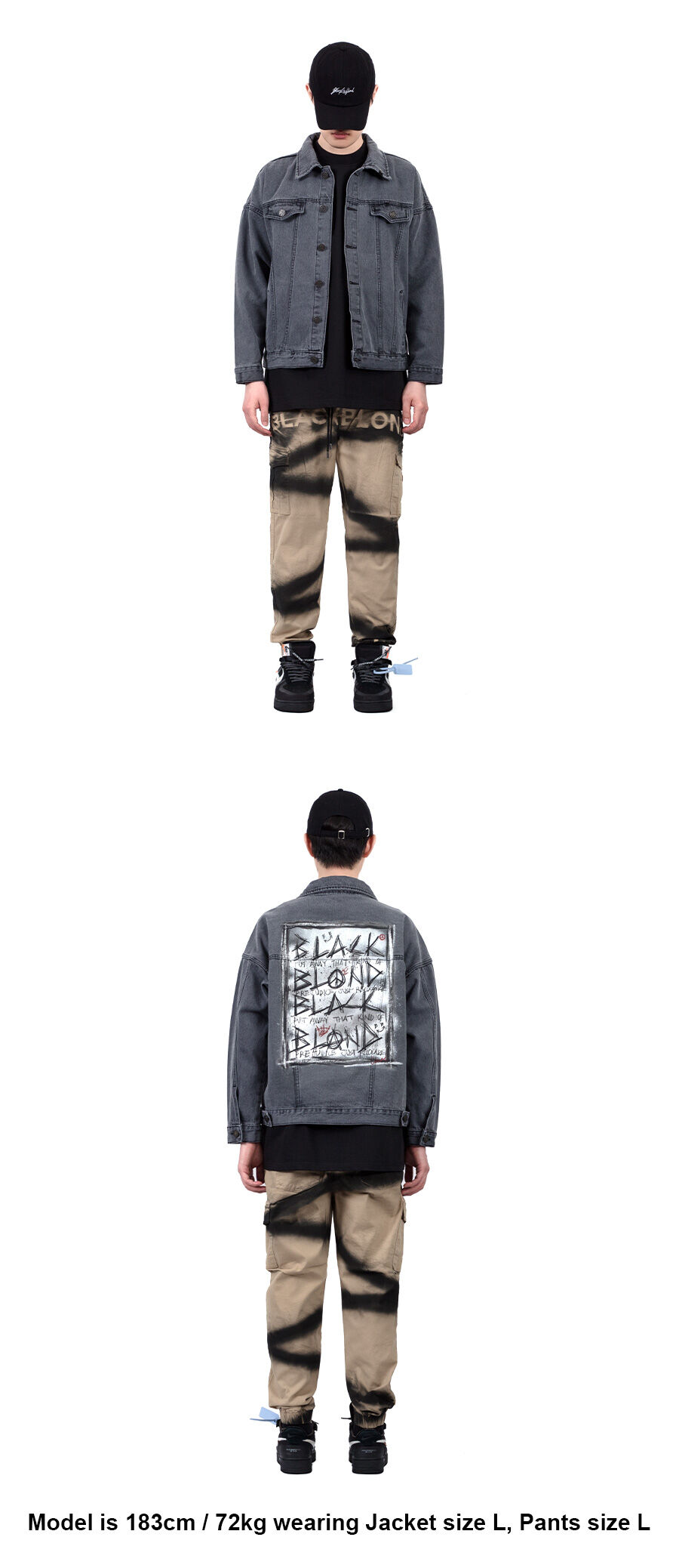 BBD Disorder Denim Jacket (Dark Gray) - 감도 깊은 취향 셀렉트샵 29CM