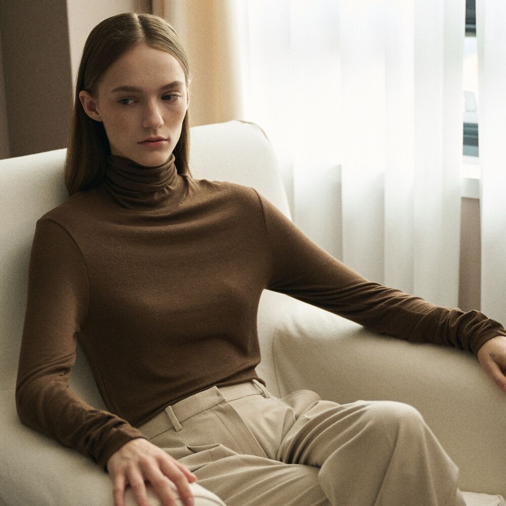 BASIC POLA T-SHIRTS_BROWN - 감도 깊은 취향 셀렉트샵 29CM