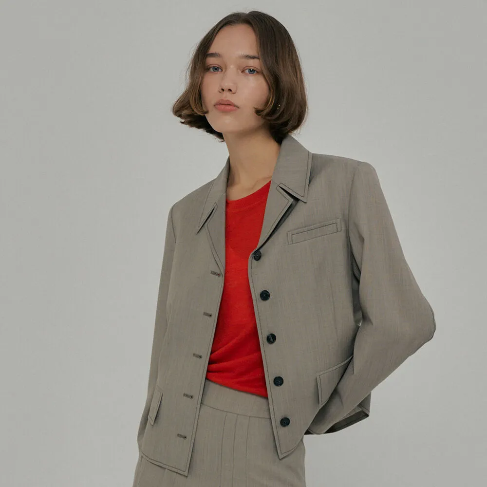 Noted blazer Khaki beige - 감도 깊은 취향 셀렉트샵 29CM
