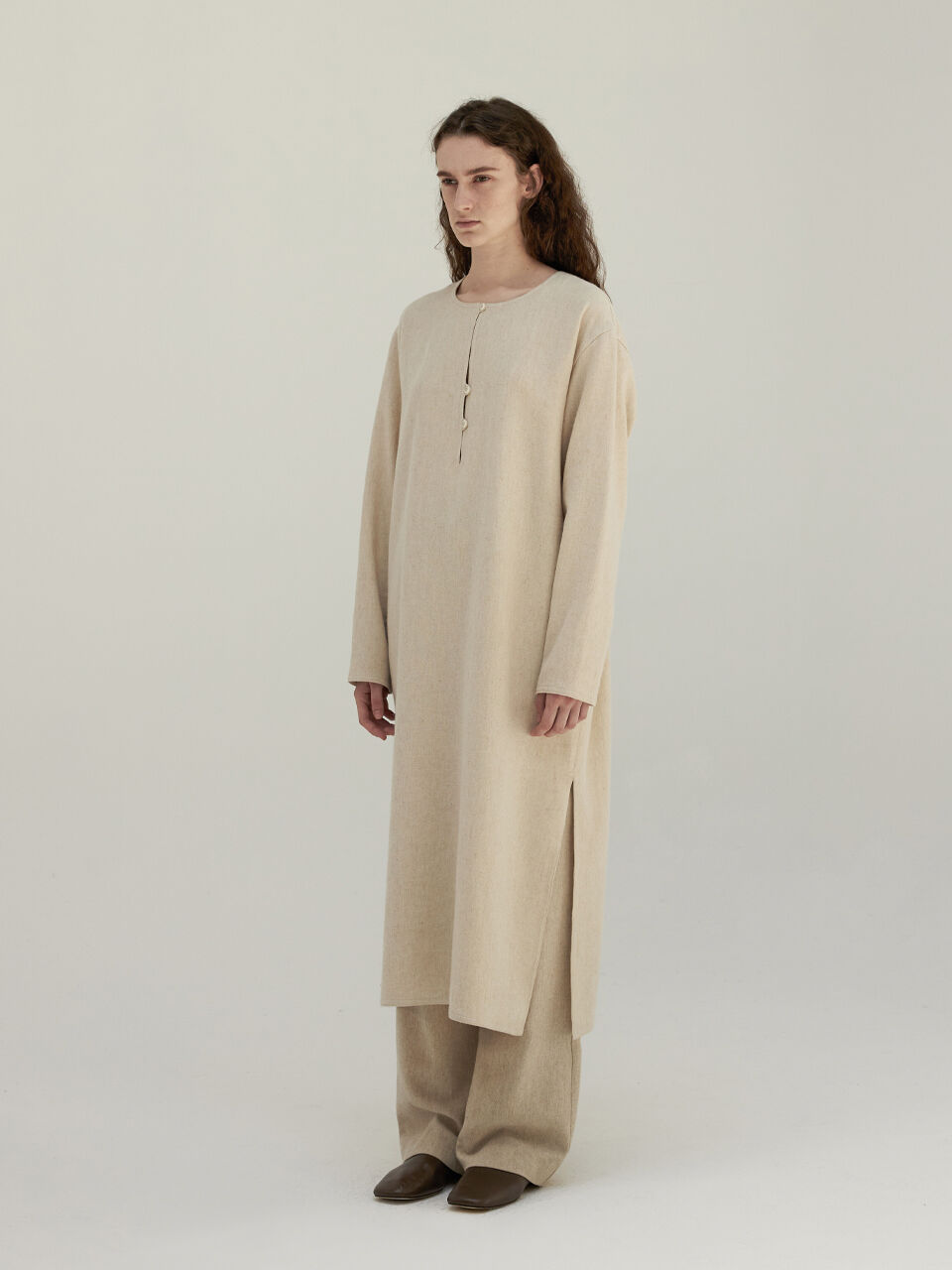 slit dress (natural) - 감도 깊은 취향 셀렉트샵 29CM