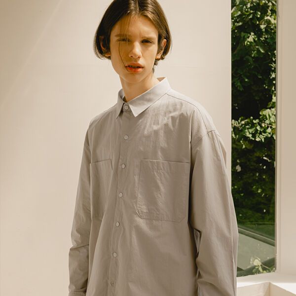 뉴오브 : 고밀도 더블 포켓셔츠 베이지 - 감도 깊은 취향 셀렉트샵 29CM