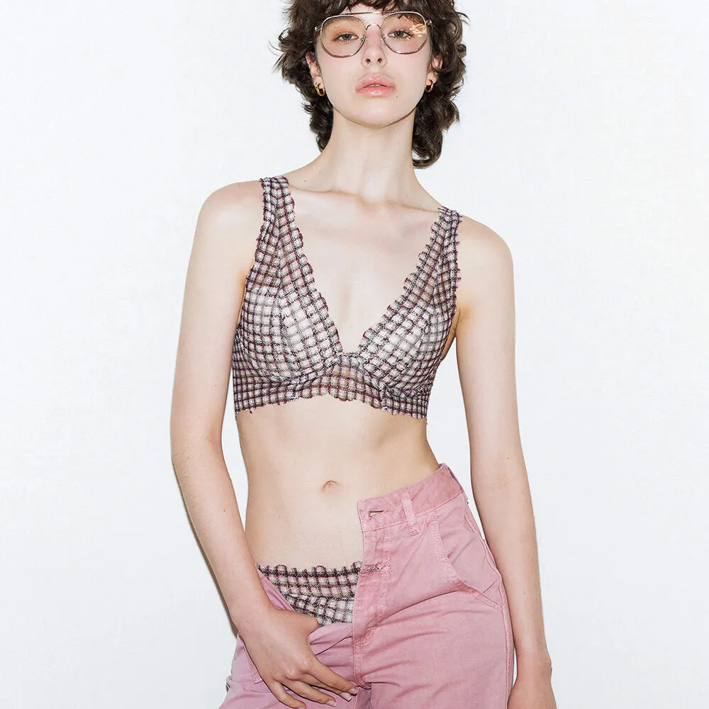 Sophia Check Comfort-Volume Bra Set - 감도 깊은 취향 셀렉트샵 29CM