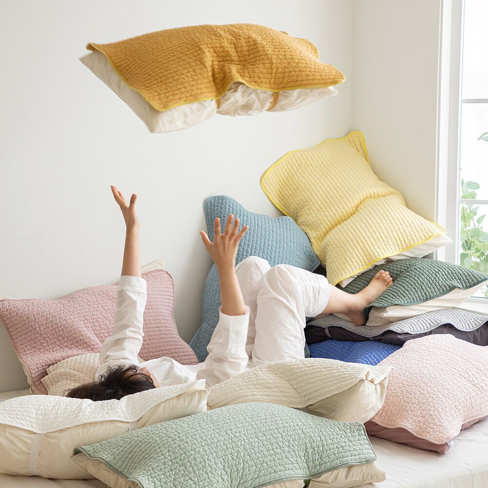 위크엔드 100수 줄누빔 필로우 시트 12color - 감도 깊은 취향 셀렉트샵 29CM