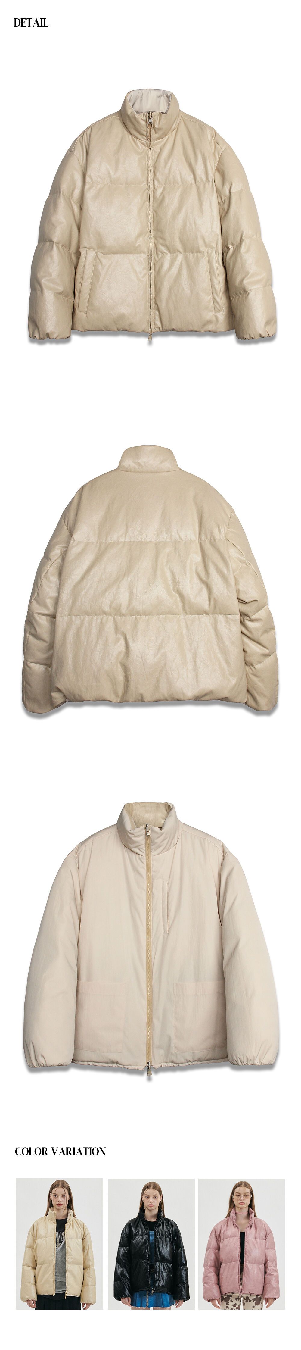 FAUX Leather Reversible Padding in Ivory - 감도 깊은 취향 셀렉트샵 29CM