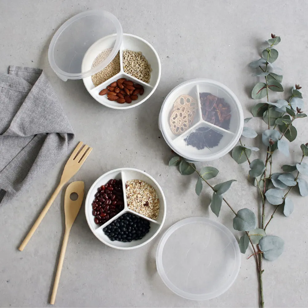 아이카 원형 3절 나눔 찬통 (3type) - 감도 깊은 취향 셀렉트샵 29CM