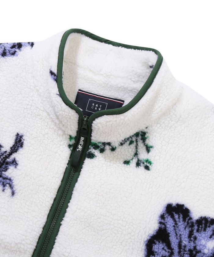 WILD FLOWER FLEECE JACKET_OATMEAL - 감도 깊은 취향 셀렉트샵 29CM