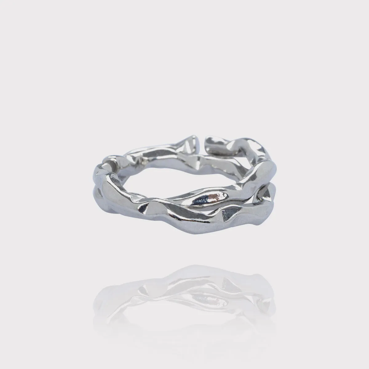 Vanves silver double wave ring [방브 실버 더블 웨이브 반지] - 감도 깊은 취향 셀렉트샵 29CM