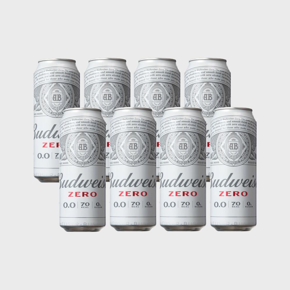 버드와이저 제로 500ml X 8캔입 논알콜 맥주맛 - 감도 깊은 취향 셀렉트샵 29CM