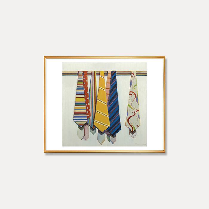 [웨인티보] Wayne Thiebaud — Row of Ties 40.5 x 51 cm - 감도 깊은 취향 셀렉트샵 29CM