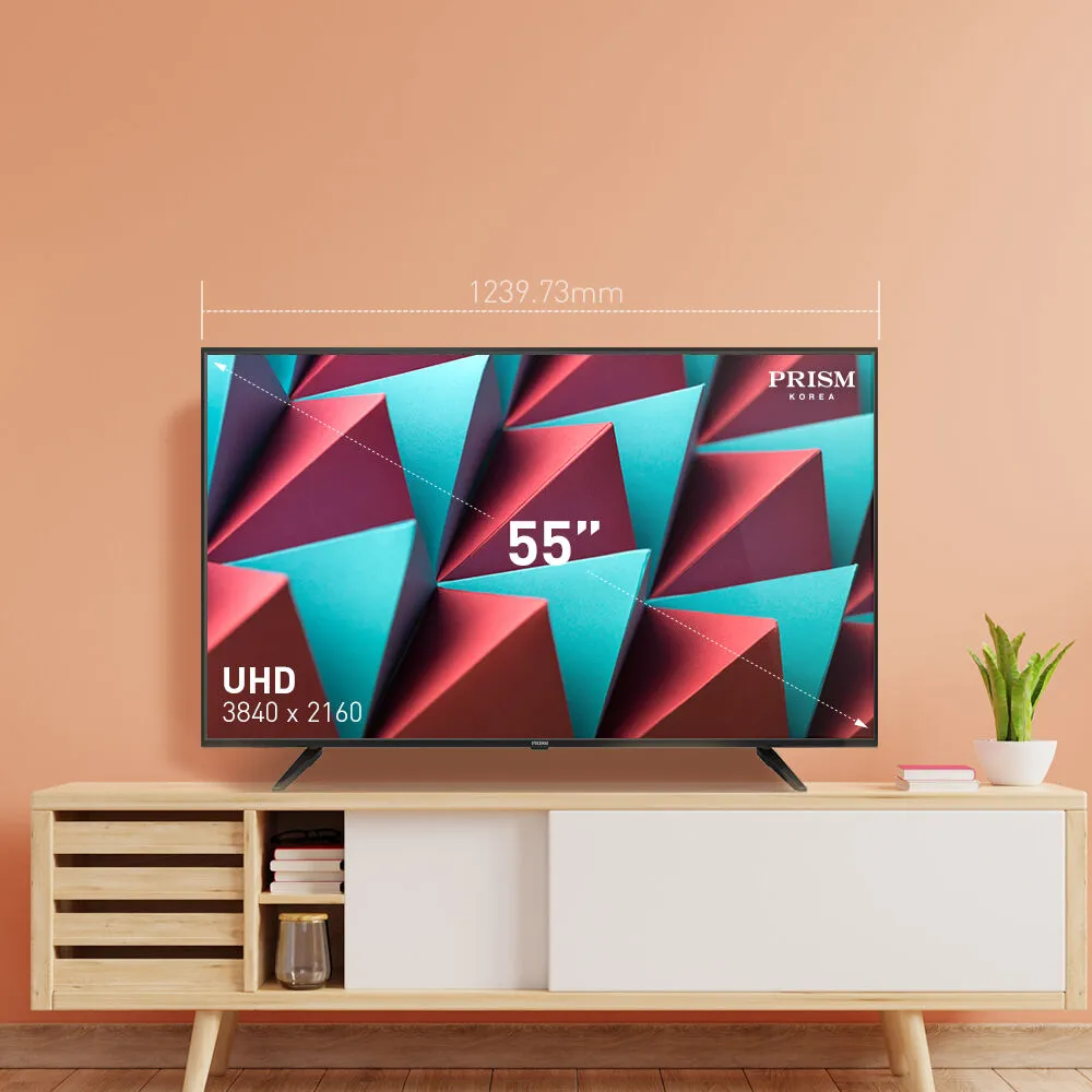 프리즘 55인치 4K HDR TV 3초부팅 2년보증 1등급 에너지효율 / PT550UD - 감도 깊은 취향 셀렉트샵 29CM