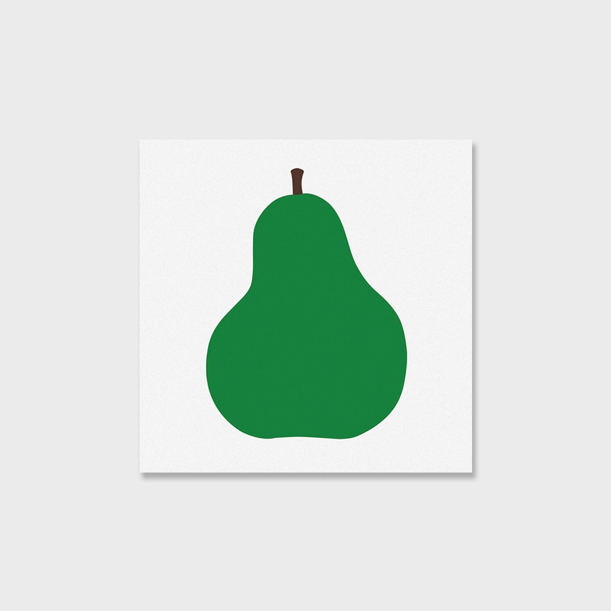 [DANESE MILANO] Screen Print - Green Pear 엔조마리 포스터 서양배 - 감도 깊은 취향 셀렉트샵 29CM