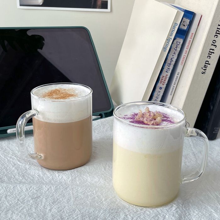 11 구엘머그컵 투명 430ml 홈카페 내열유리 손잡이 머그 물잔 데일리컵 감도 깊은 취향 셀렉트샵 29cm