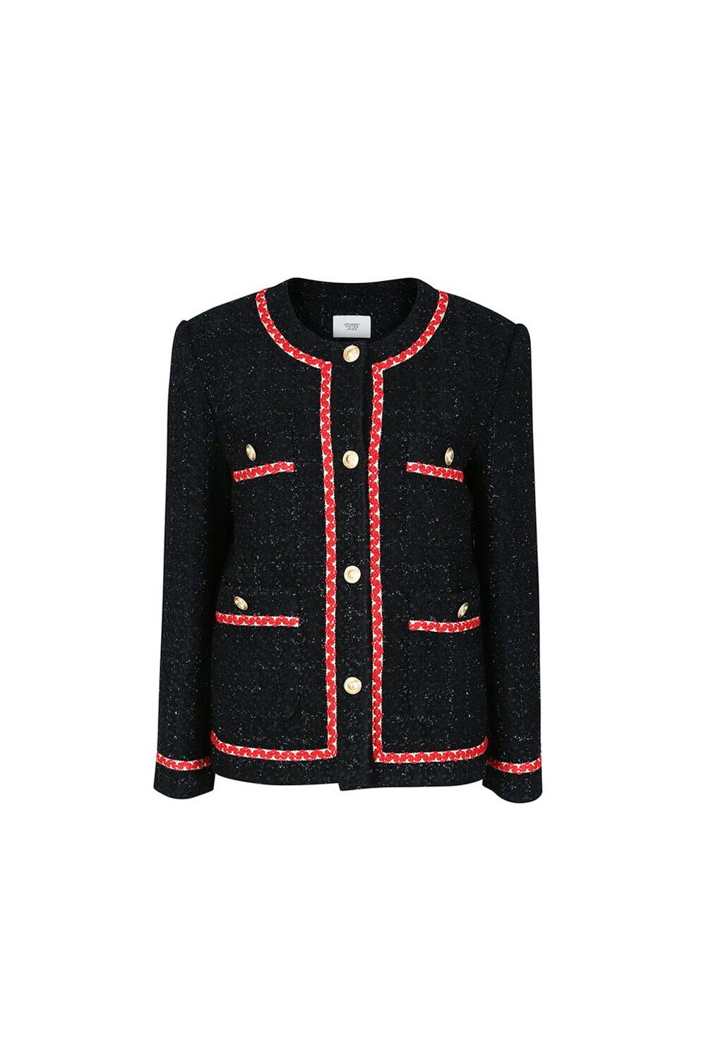 ROUND-NECK TWEED JACKET - NAVY - 감도 깊은 취향 셀렉트샵 29CM