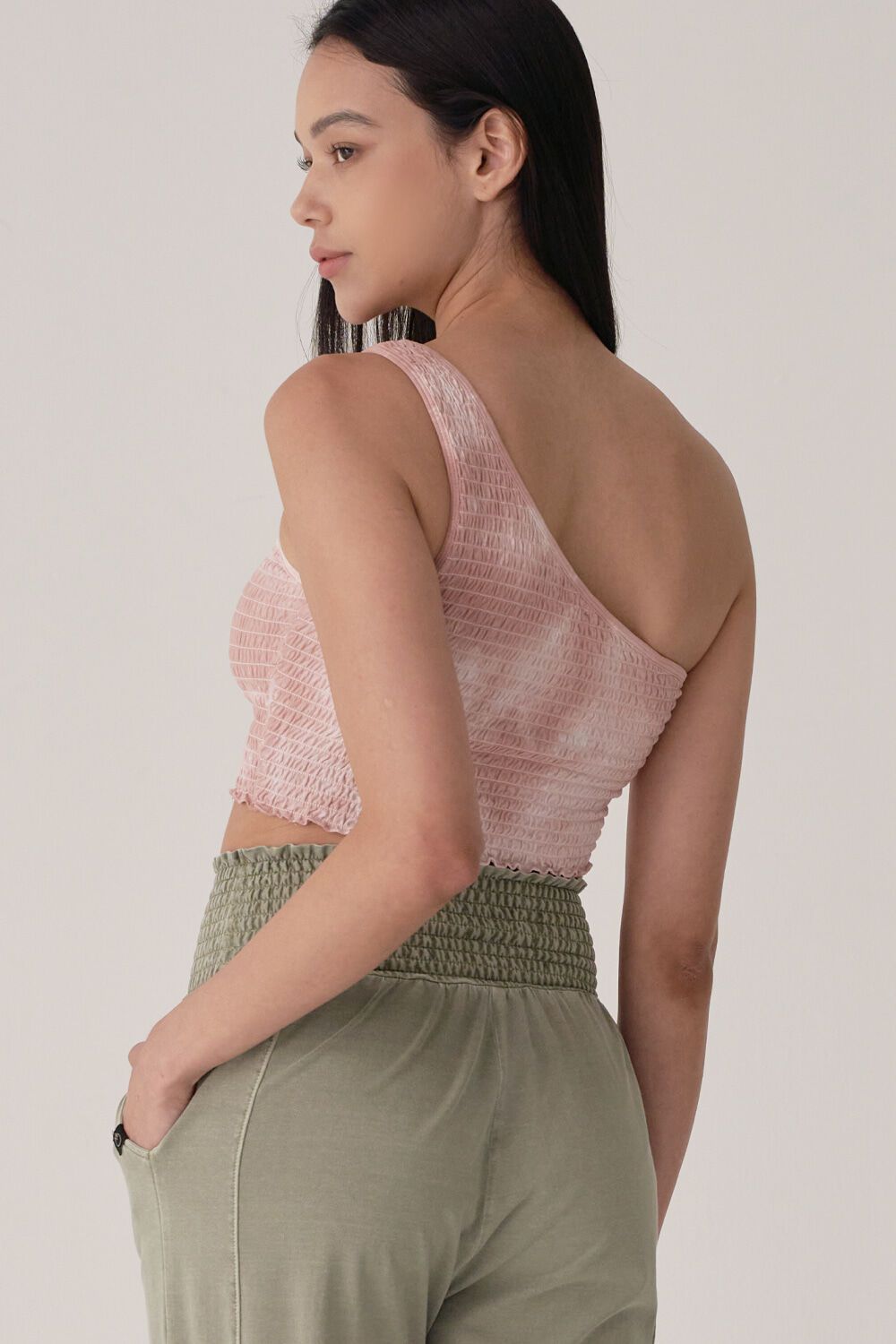 OZTS1064 스모킹 원숄더 브라탑 - 더스티 로즈 - 감도 깊은 취향 셀렉트샵 29CM