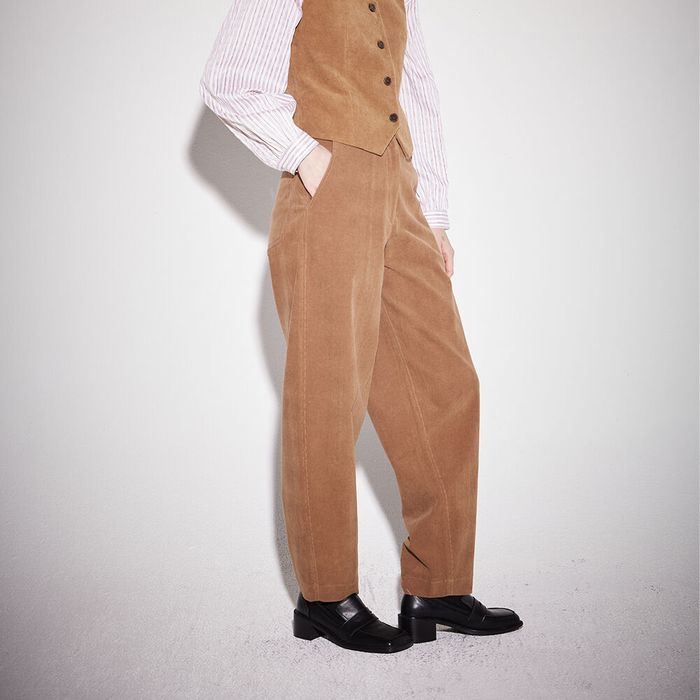 Corduroy rounded pants camel - 감도 깊은 취향 셀렉트샵 29CM