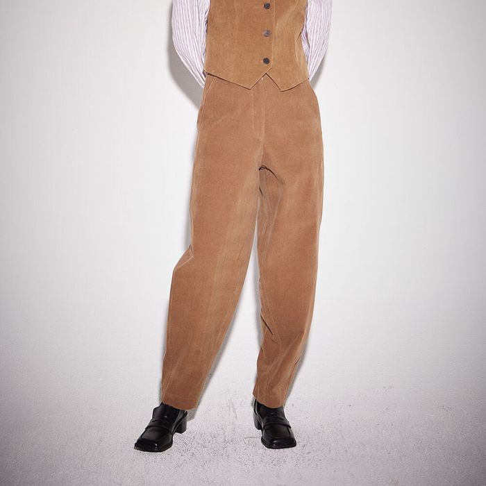 Corduroy rounded pants camel - 감도 깊은 취향 셀렉트샵 29CM