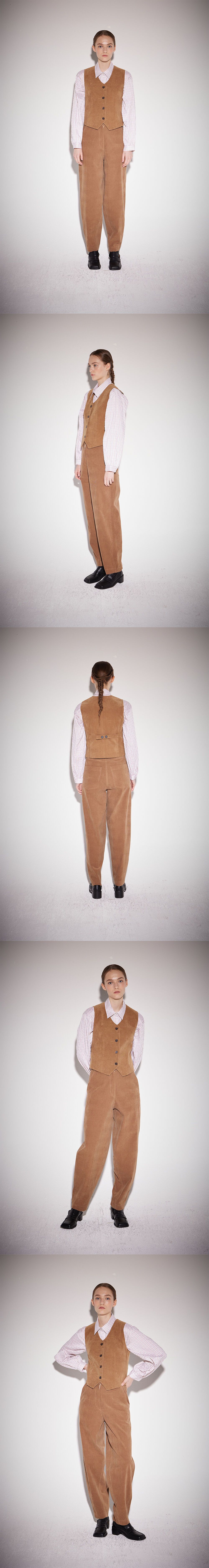 Corduroy rounded pants camel - 감도 깊은 취향 셀렉트샵 29CM