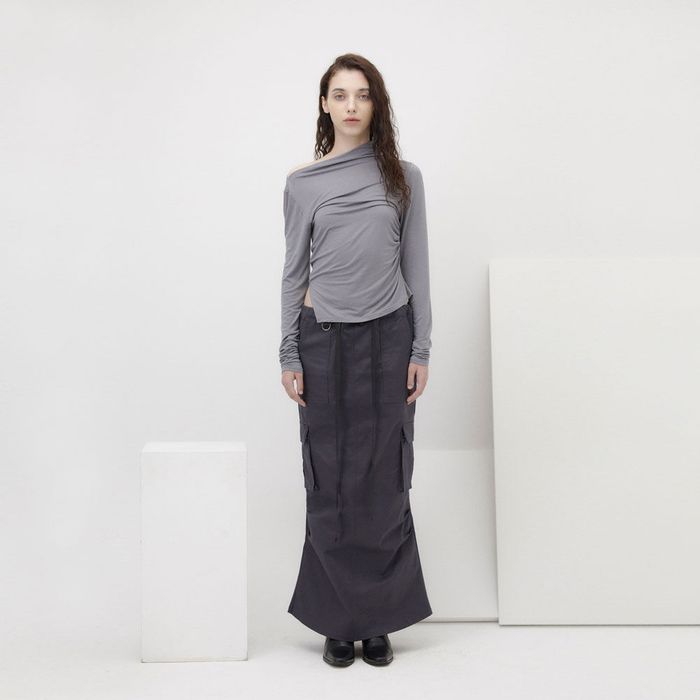 Draped top - Gray - 감도 깊은 취향 셀렉트샵 29CM