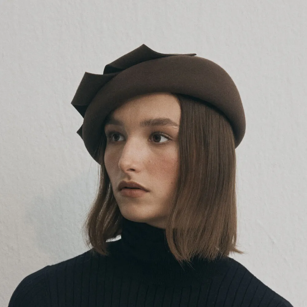 [SHINJEO] Modern Beret _draping_Brown - 감도 깊은 취향 셀렉트샵 29CM