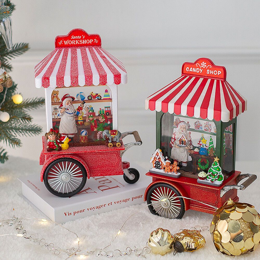 크리스마스 카트 워터볼 오르골 (2type) - 감도 깊은 취향 셀렉트샵 29CM