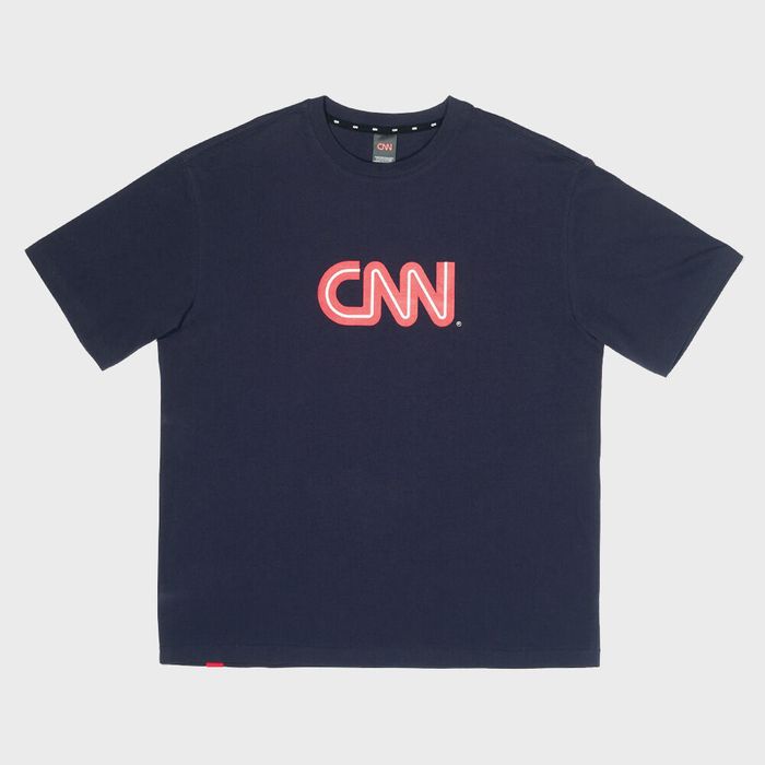 CNN 헤리티지 로고 티셔츠 NAVY - 감도 깊은 취향 셀렉트샵 29CM