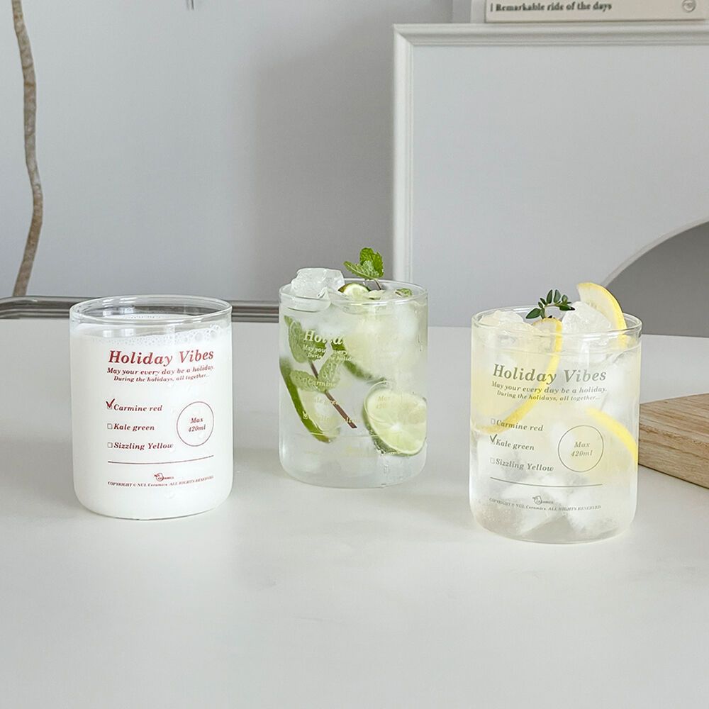 홀리데이바이브 유리컵 420ml - 3p set - 감도 깊은 취향 셀렉트샵 29CM