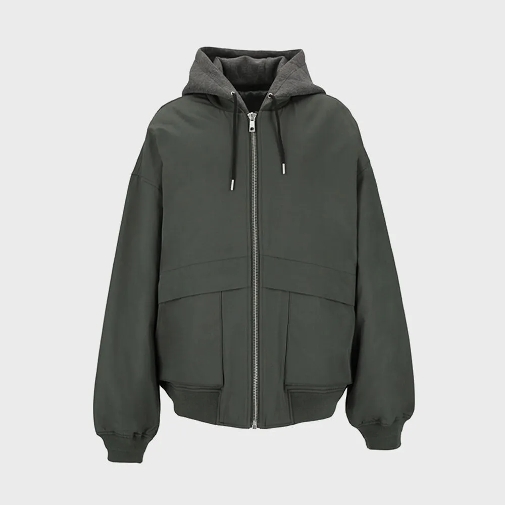 남성 변형 레이어드 MA-1 점퍼 (DK-GREEN) - 감도 깊은 취향 셀렉트샵 29CM