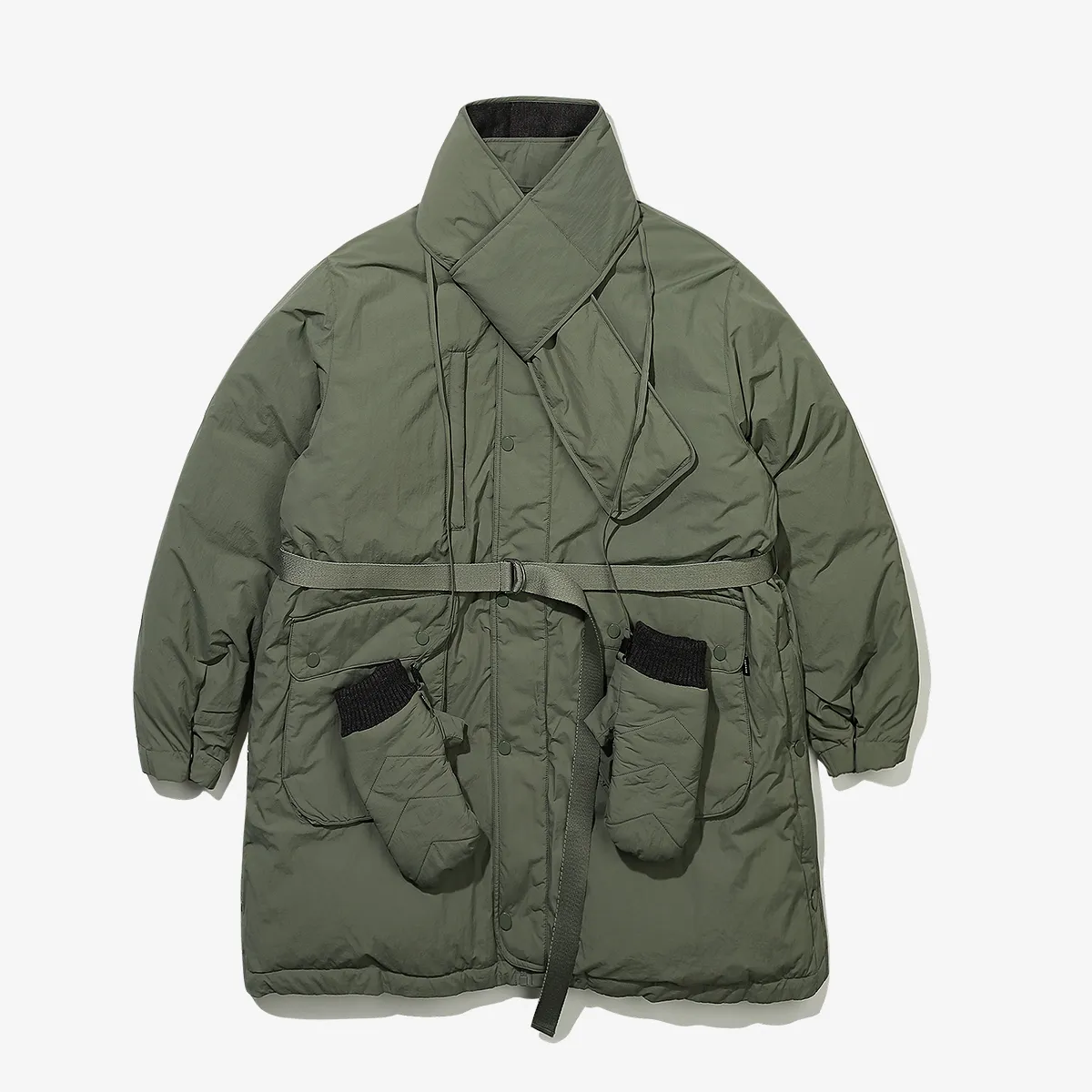 [BEBUMS] New Field Down Overcoat 3ea Set (Olive) - 감도 깊은 취향 셀렉트샵 29CM