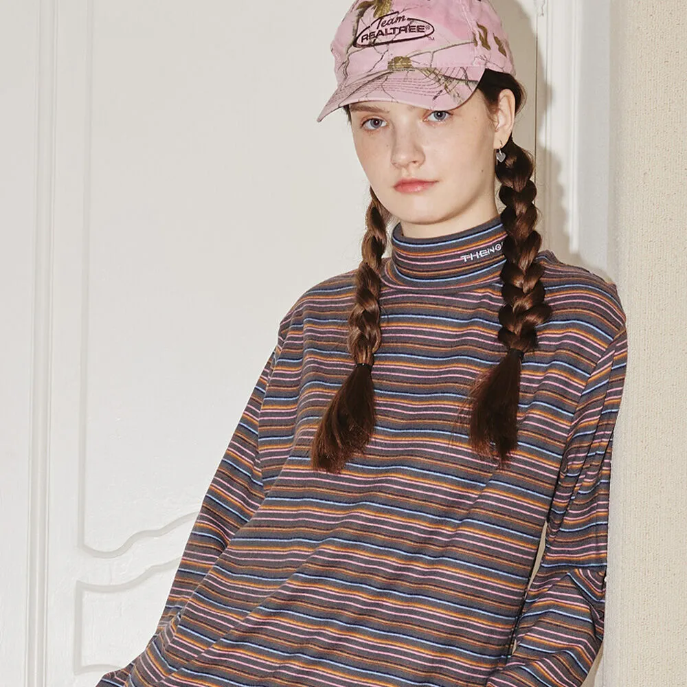 STRIPE TURTLE NECK_HWM_CHARCOAL - 감도 깊은 취향 셀렉트샵 29CM