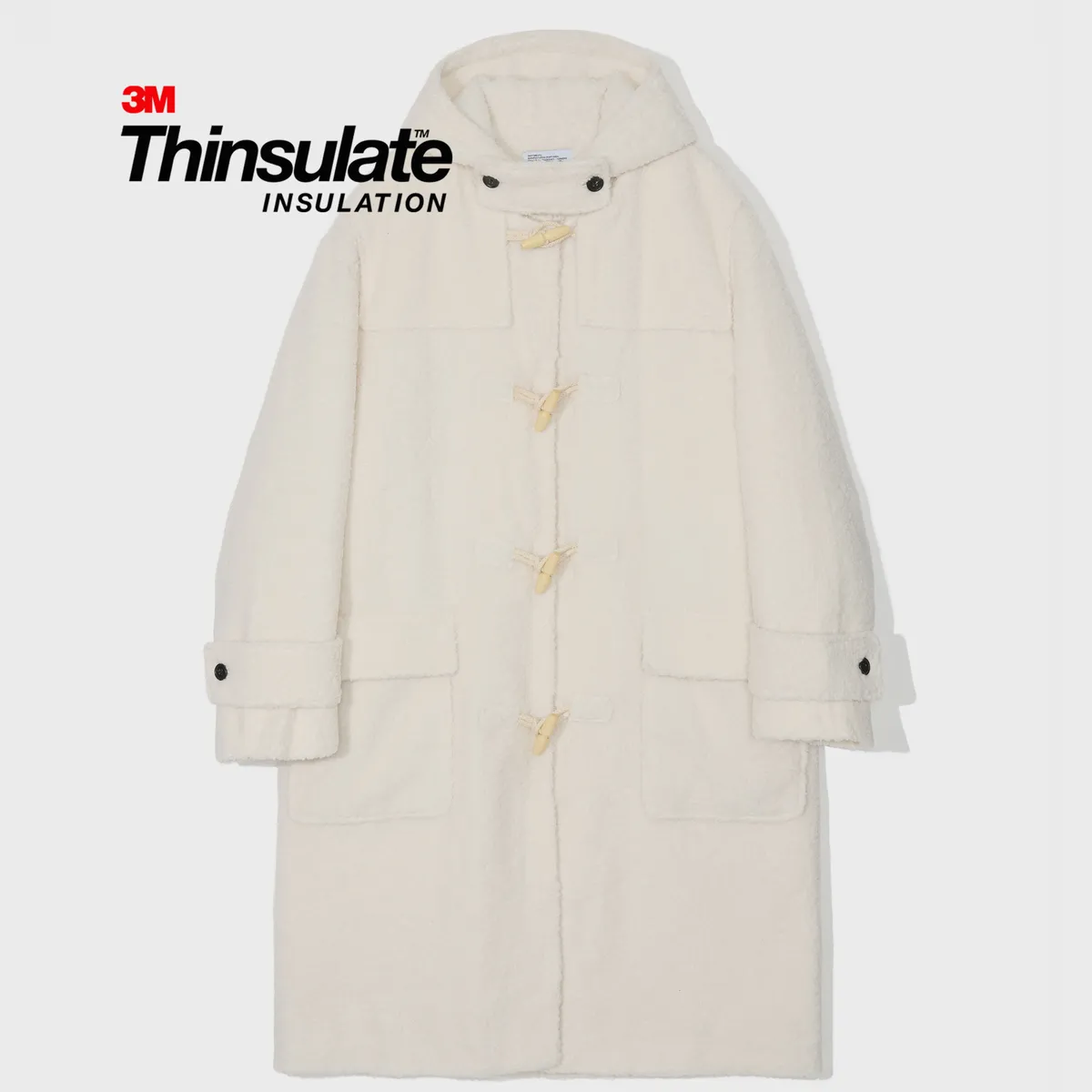 3M Thinsulate Boa Fleece Duffle Long Coat Ivory - 감도 깊은 취향 셀렉트샵 29CM