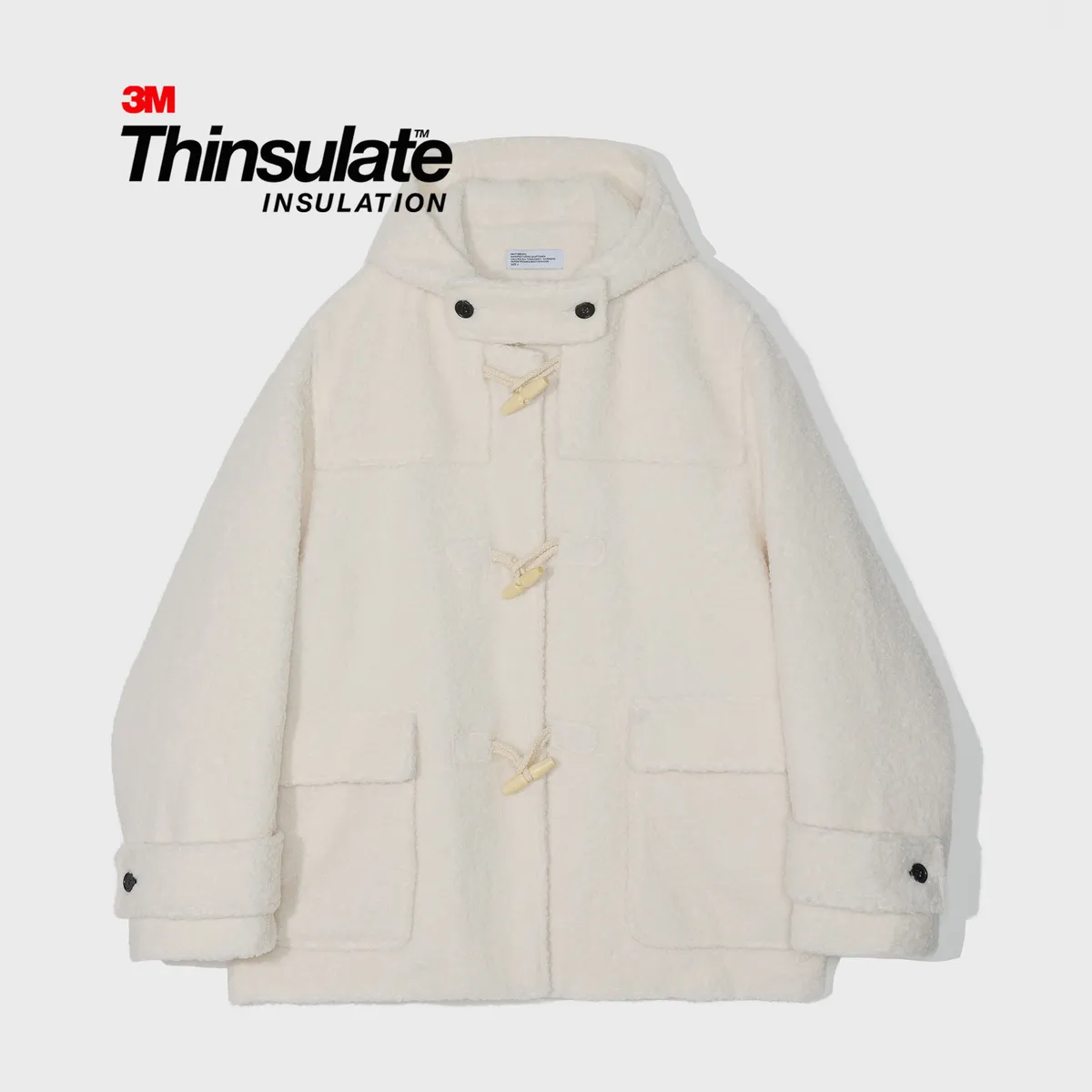 3M Thinsulate Boa Fleece Convoy Duffle Coat Ivory - 감도 깊은 취향 셀렉트샵 29CM